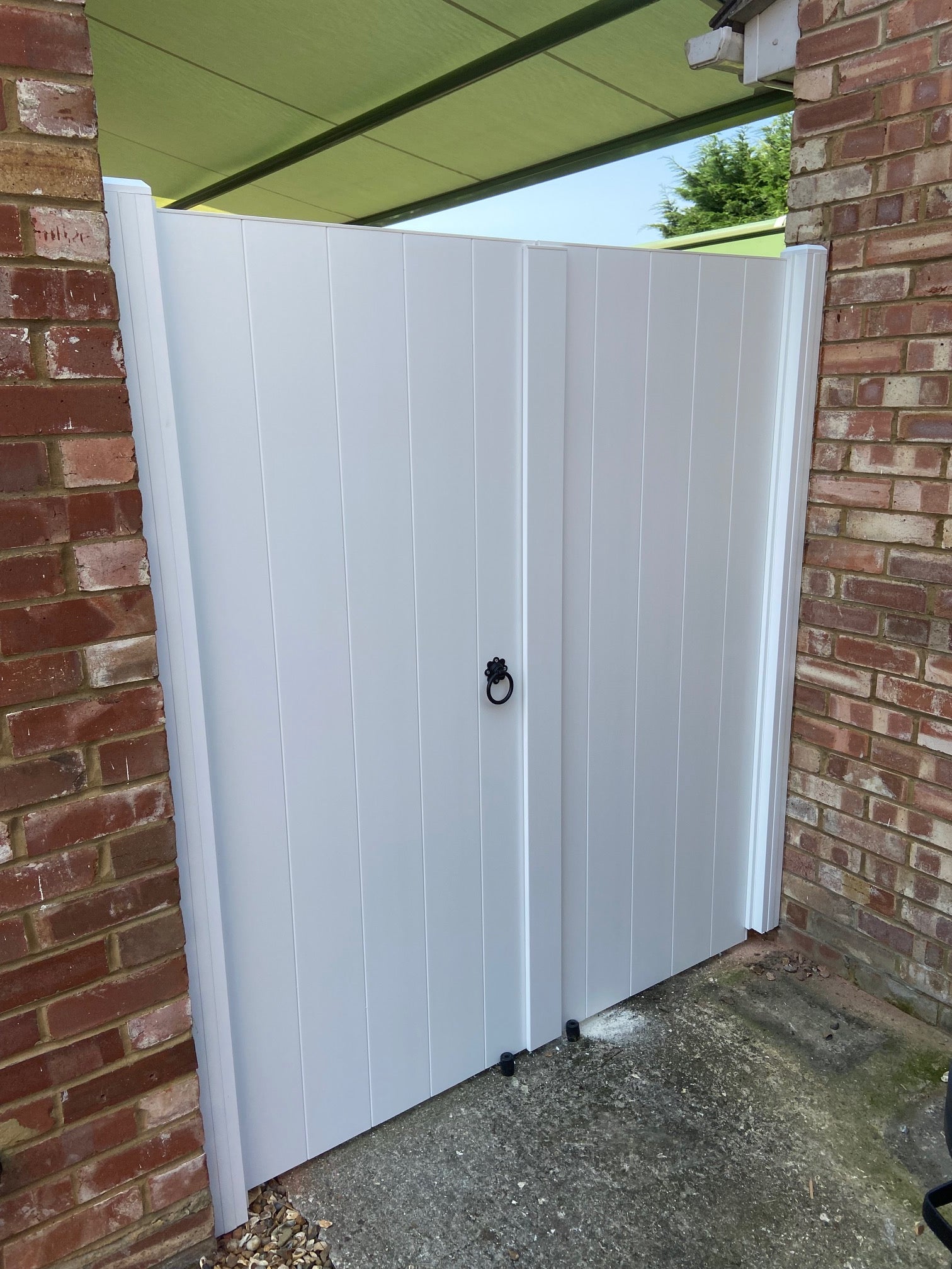 PVC Double Gates for Driveways and Gardens | W: 1500 - 2000mm, H: 1800 ...