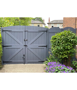 PVC Double Gates for Driveways and Gardens | W: 2001 - 2400mm, H: 1800 ...
